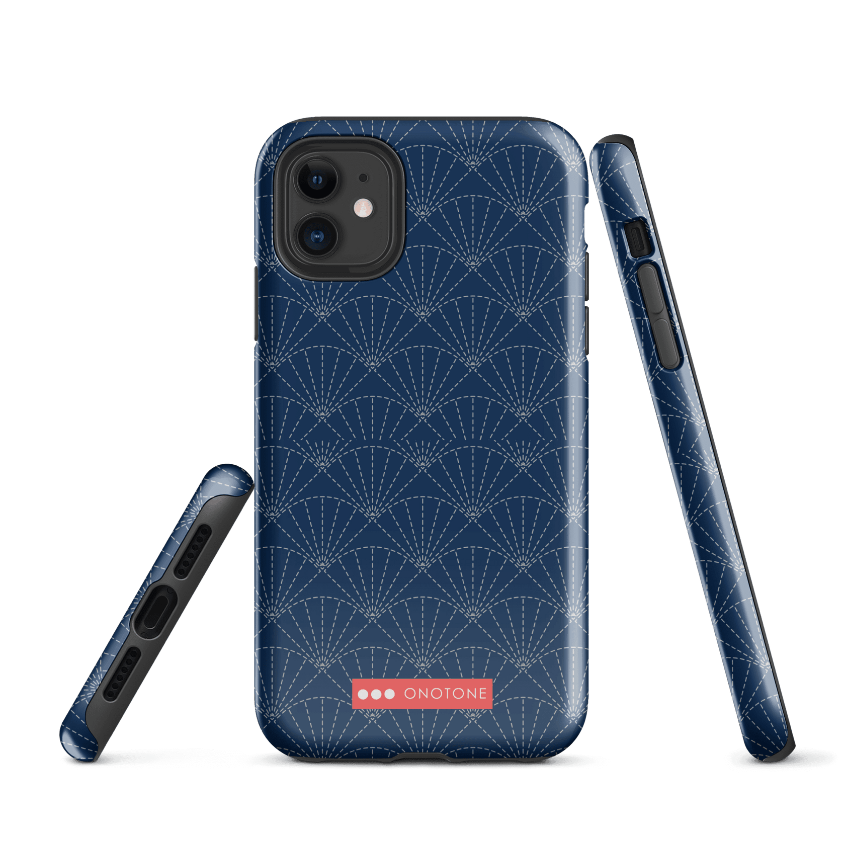 Japanese design indigo iPhone® Case with patterns – Onotone