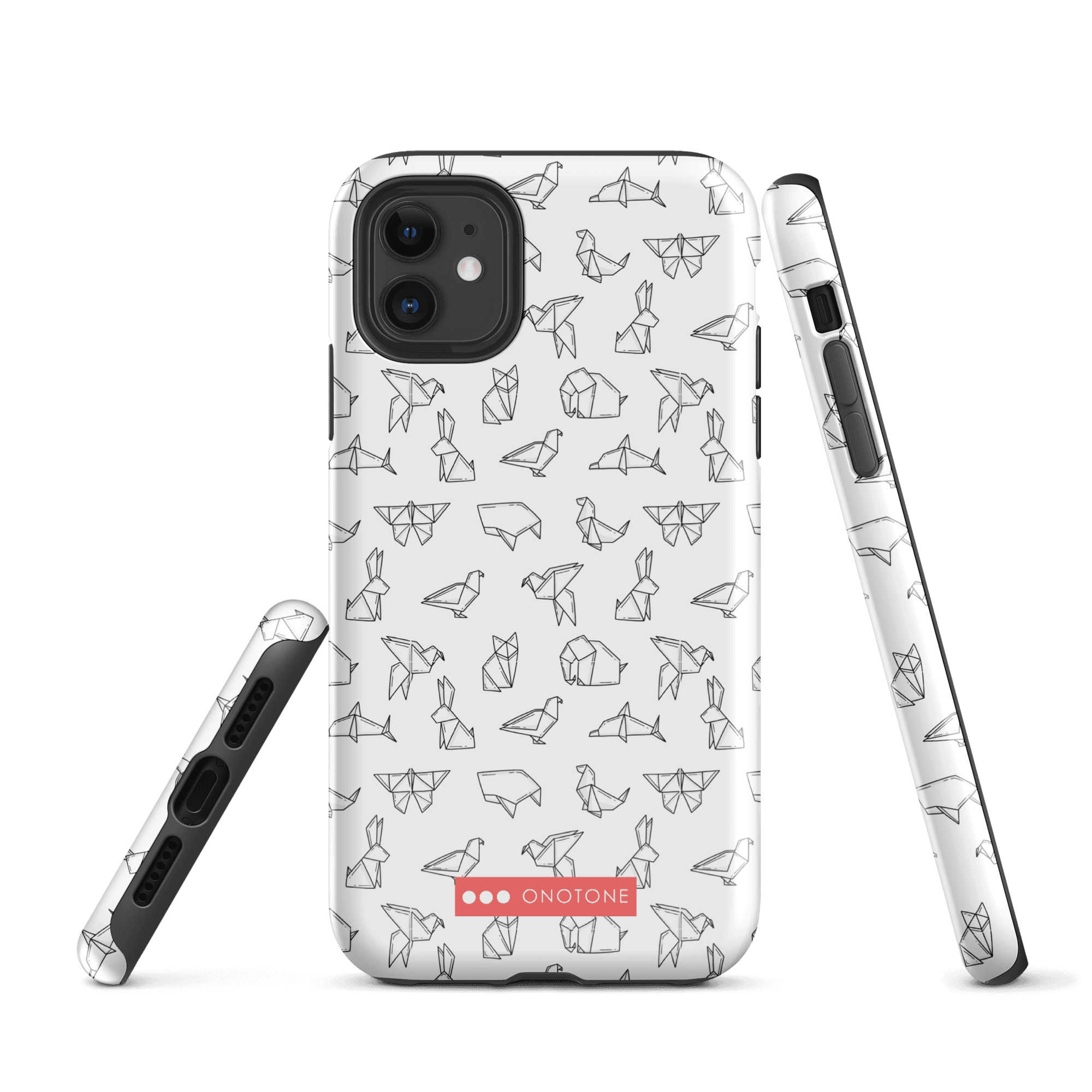 Japanese design indigo iPhone® Case with origami patterns (IND-037 ...