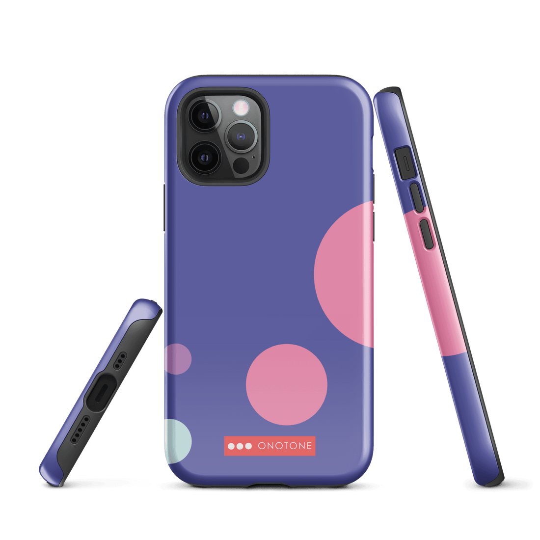 Dual Layer purple modern iPhone® Case – Onotone