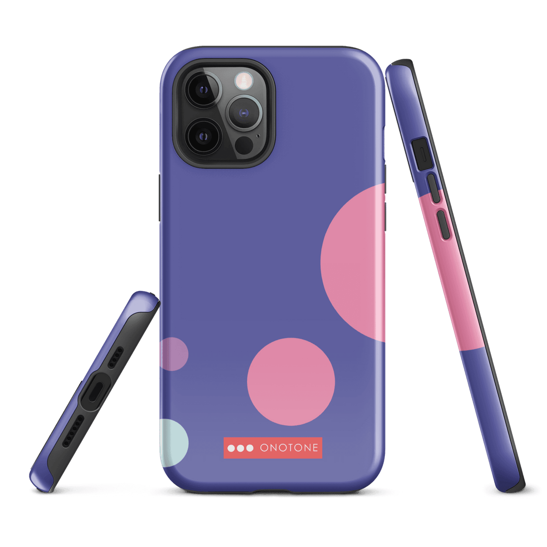 Dual Layer purple modern iPhone® Case – Onotone