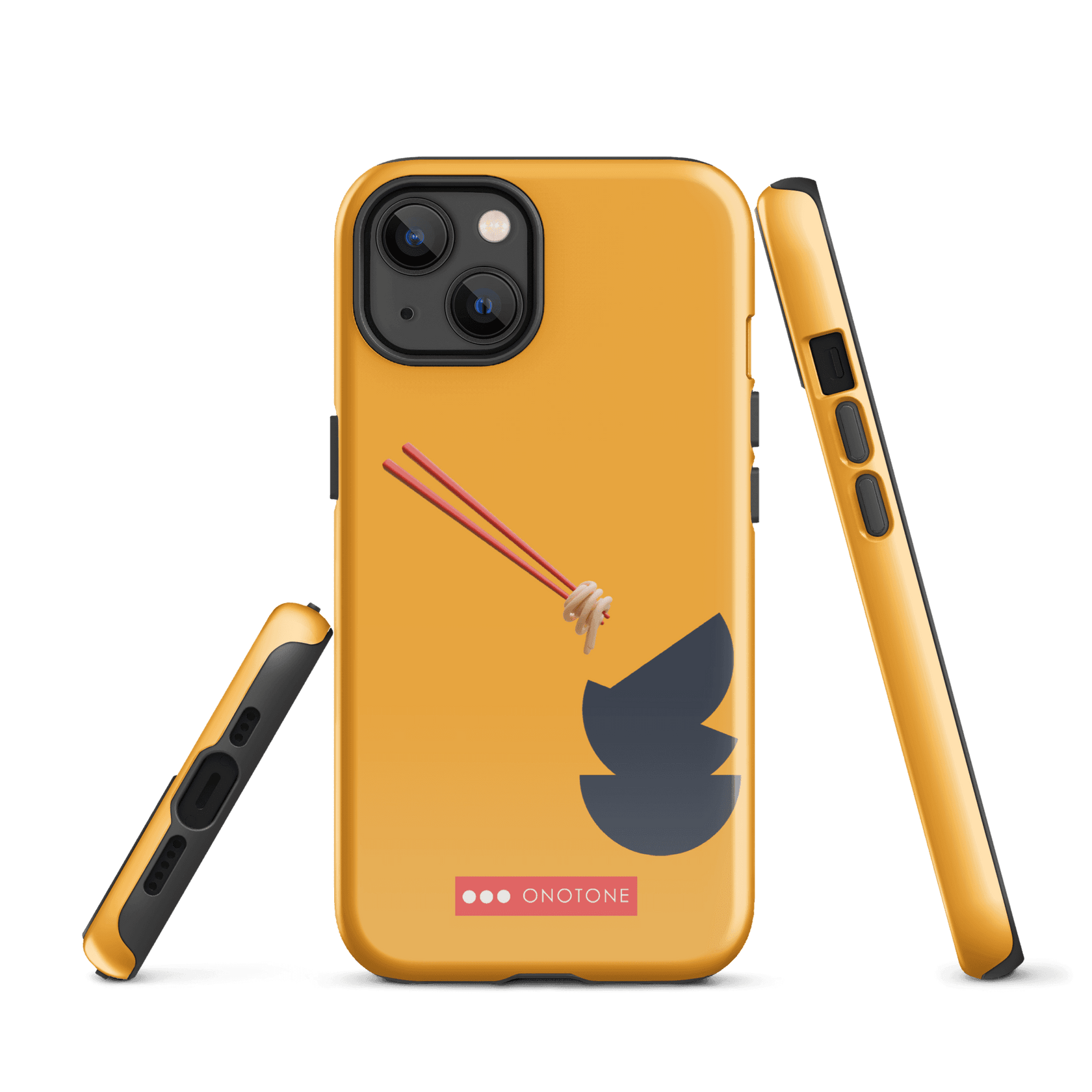 Dual Layer yellow modern iPhone® Case – Onotone