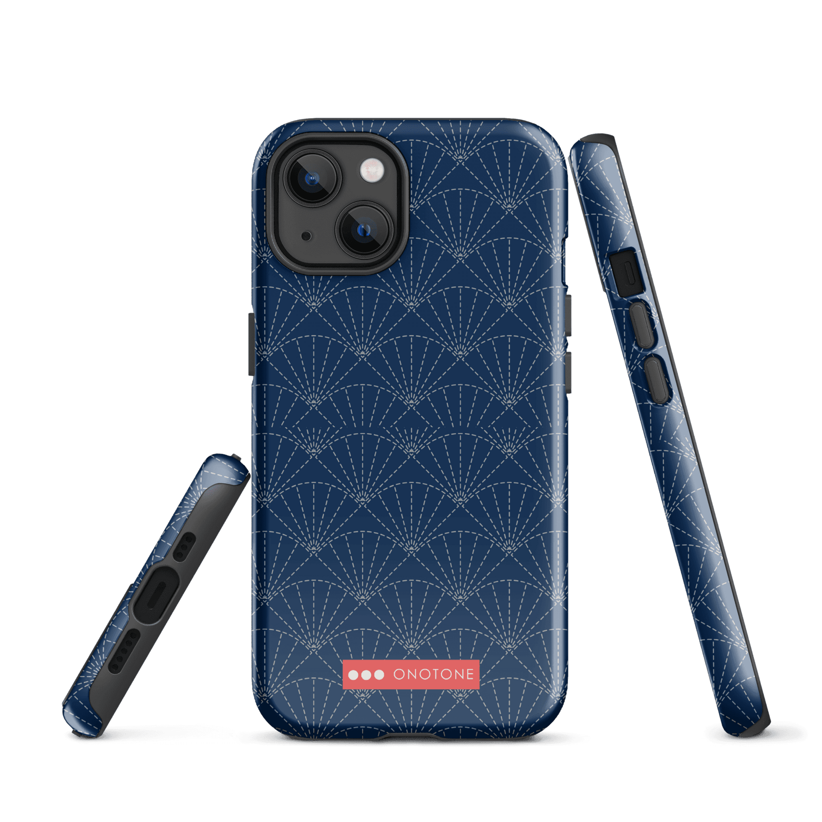 Japanese design indigo iPhone® Case with patterns – Onotone