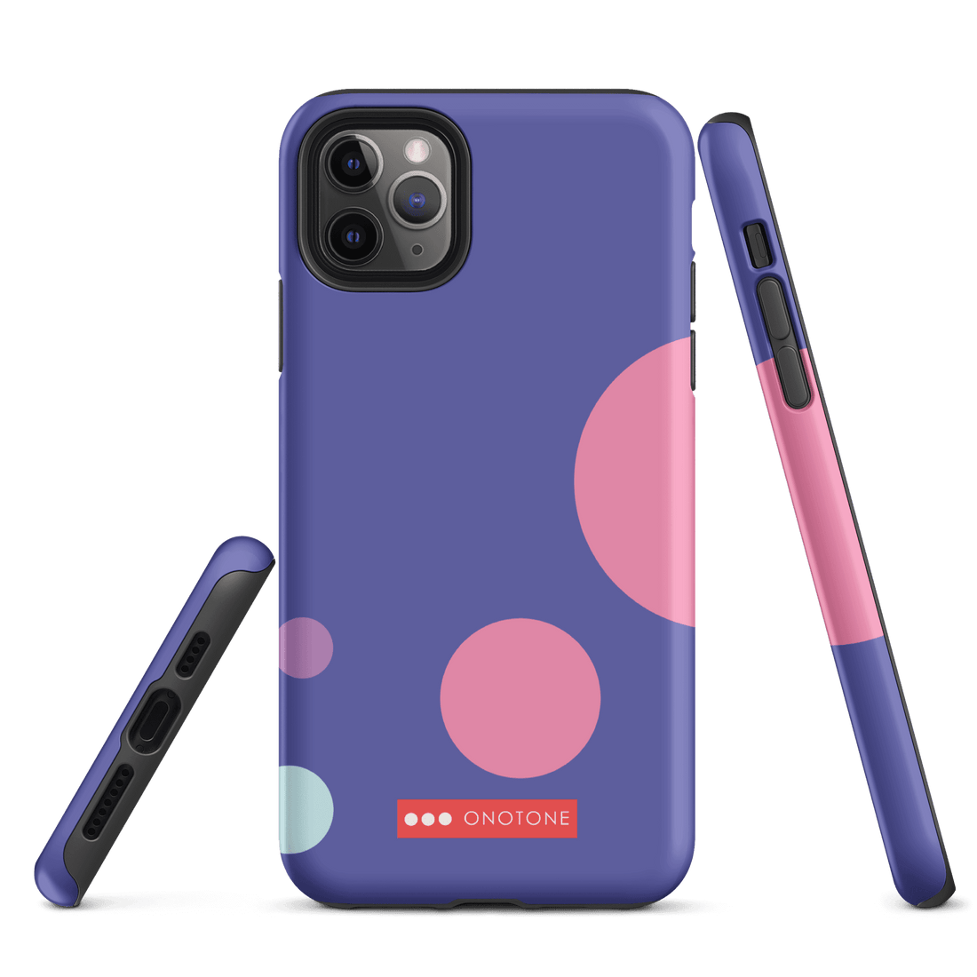 Dual Layer purple modern iPhone® Case (Md-101101) – Onotone