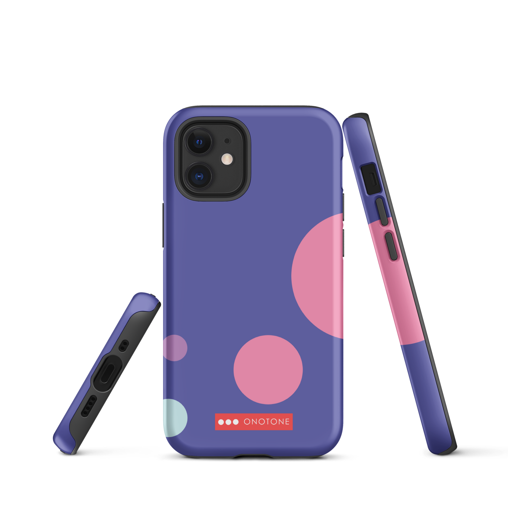 Dual Layer purple modern iPhone® Case (Md-101101) – Onotone