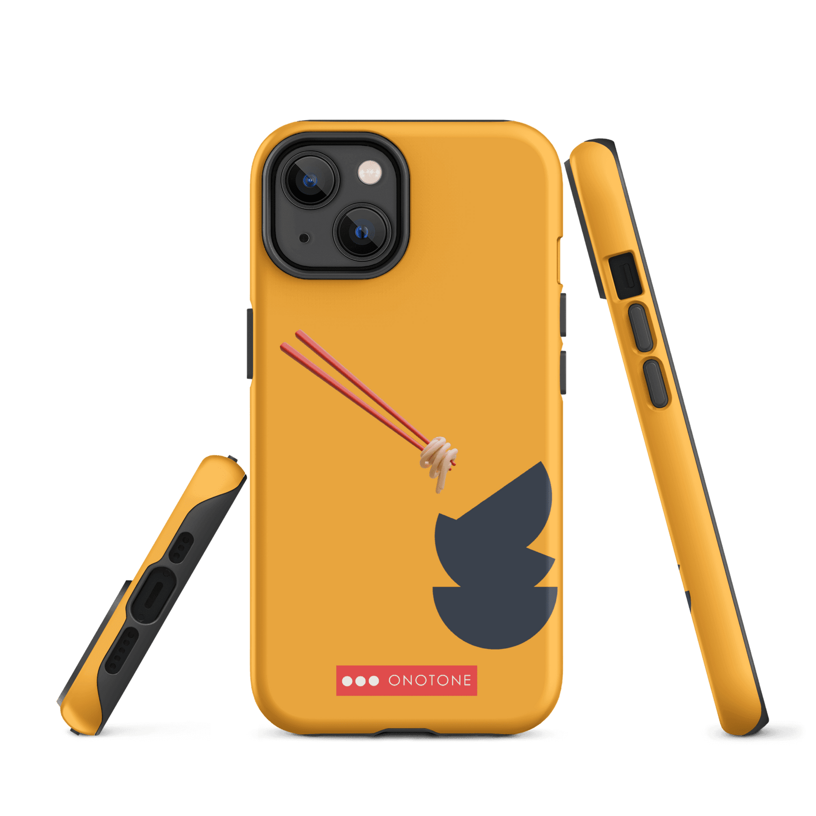 Dual Layer yellow modern iPhone® Case – Onotone
