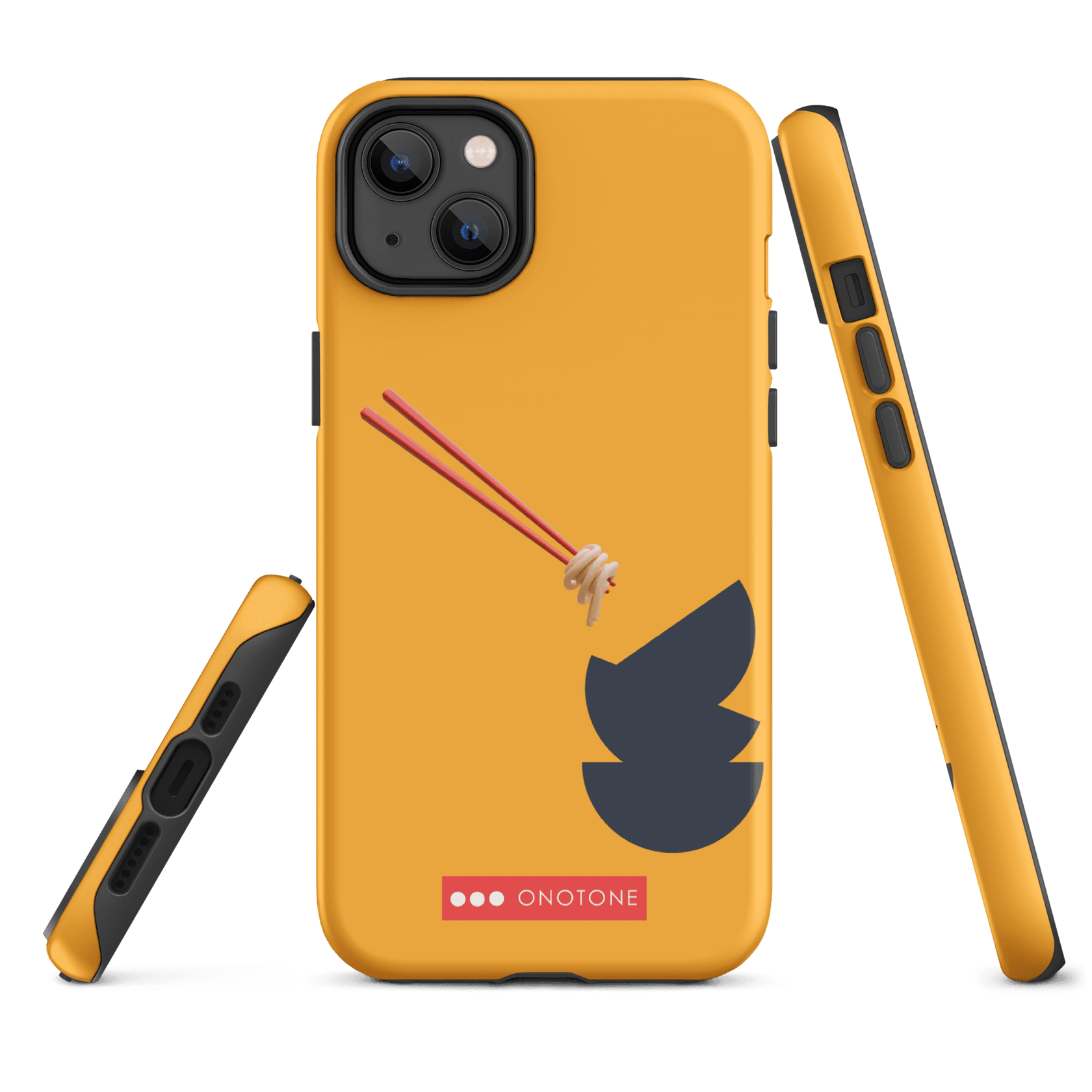 Dual Layer yellow modern iPhone® Case – Onotone