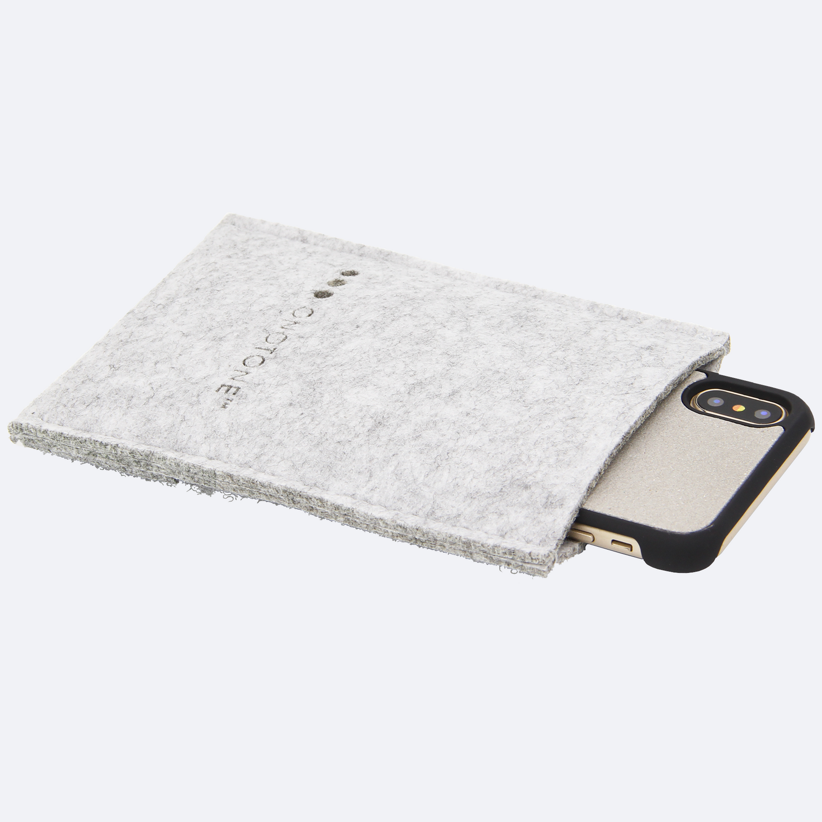 concrete iPhone xs cases made with concrete, black aluminum – Onotone